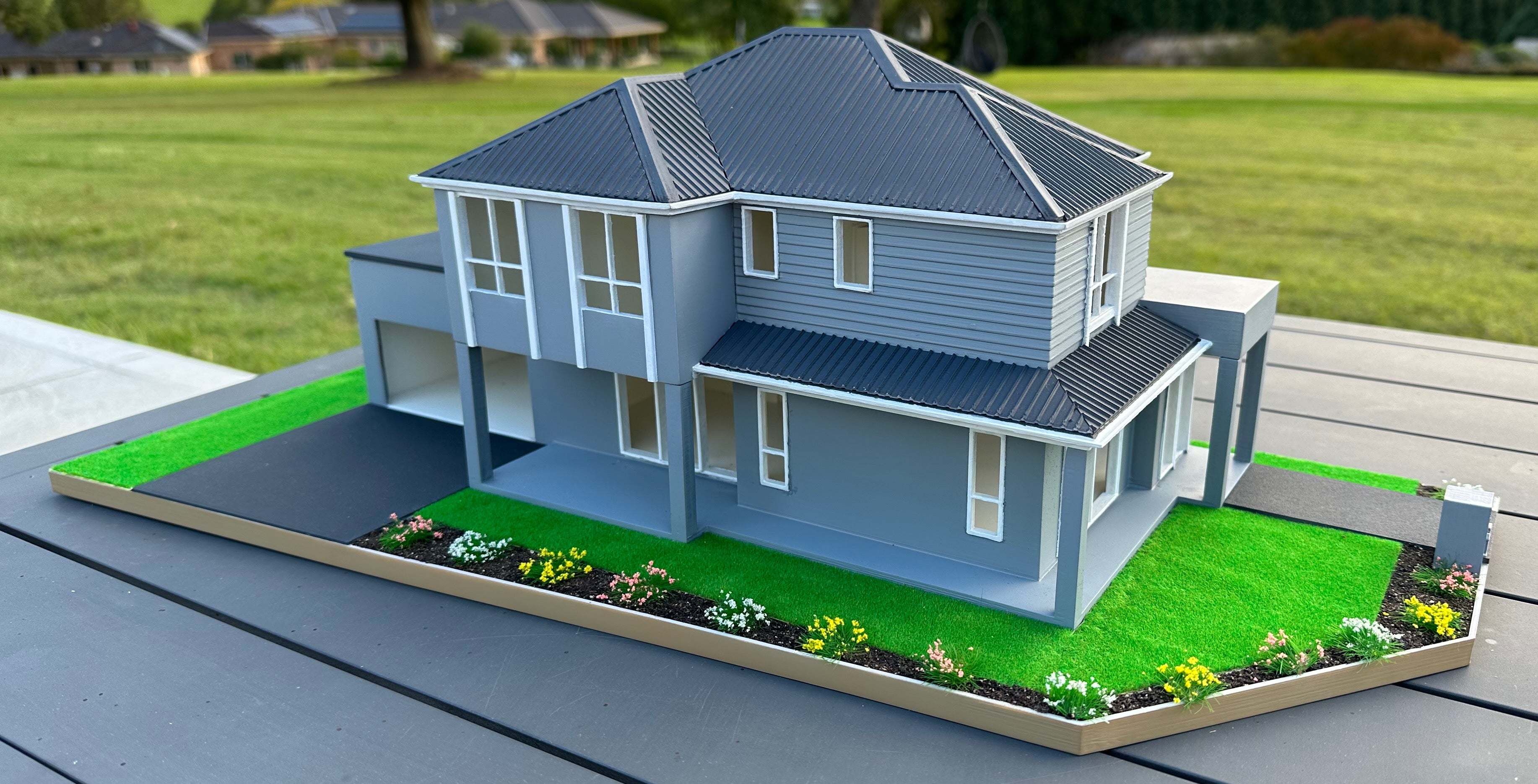 Custom Scale House Models with Interior Layout – Atriox 3D